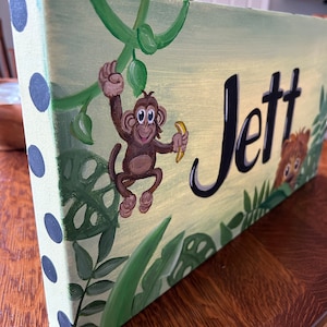Custom Hand Painted Canvas Signs - Etsy