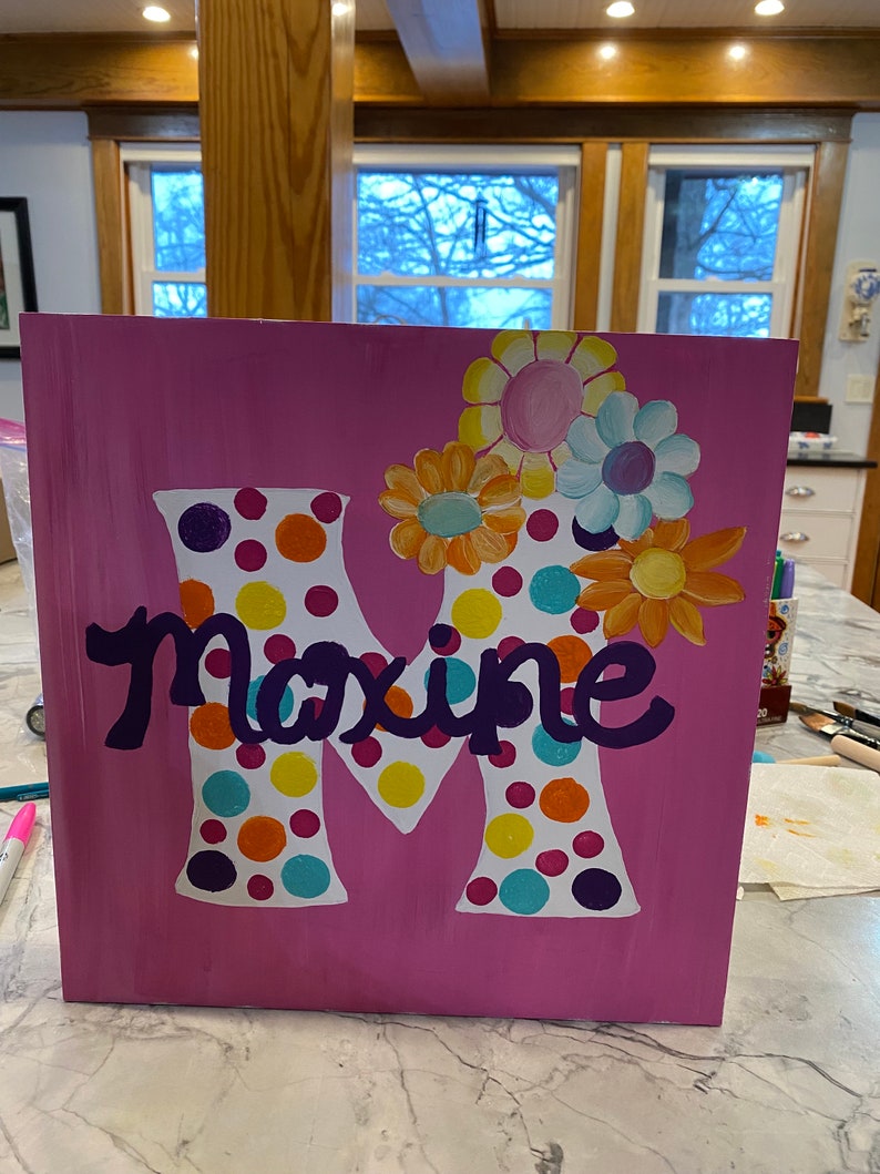 Custom Hand Painted Canvas Signs - Etsy