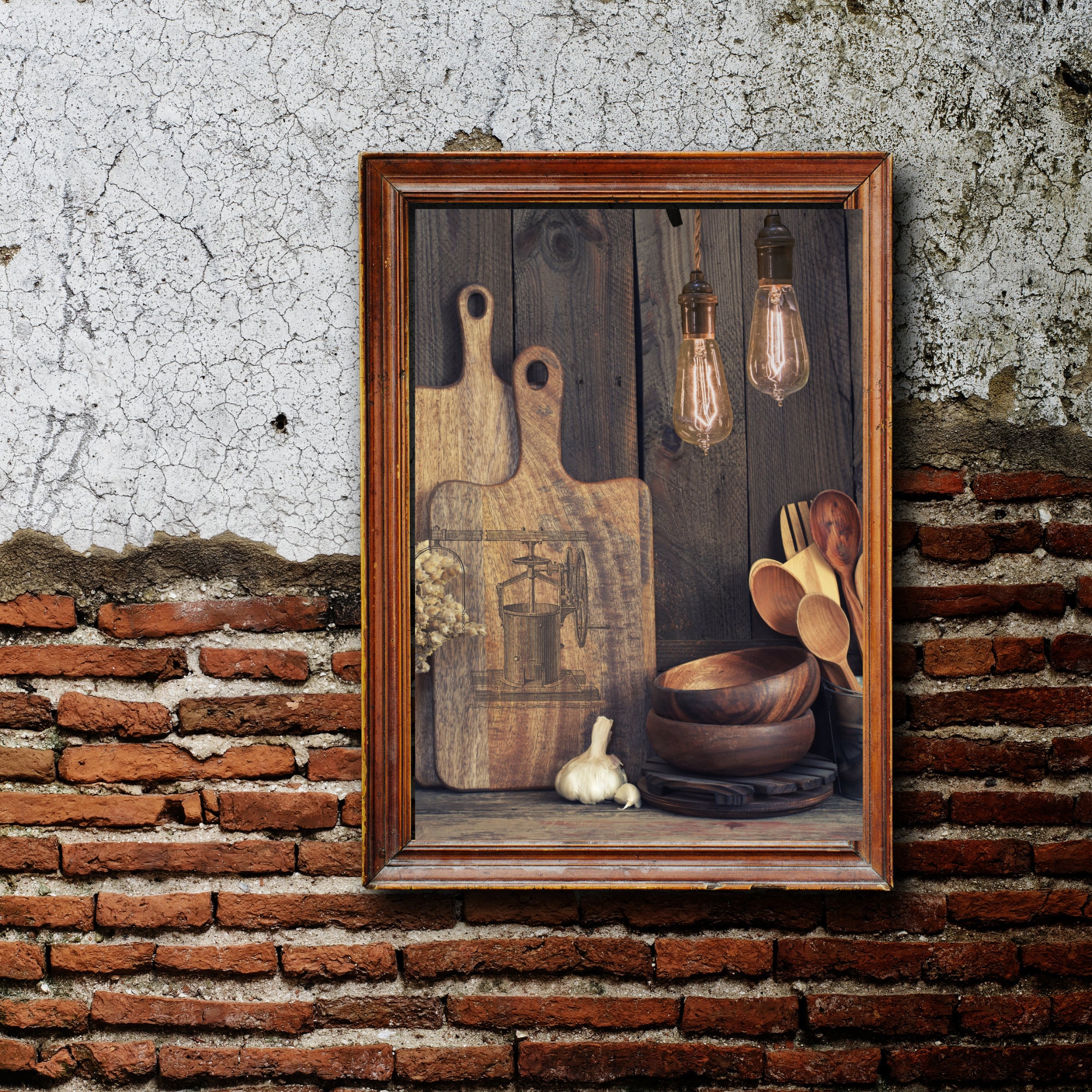 Farm House Style Kitchen Wall Art Digital Download Custom Photos Unique ...