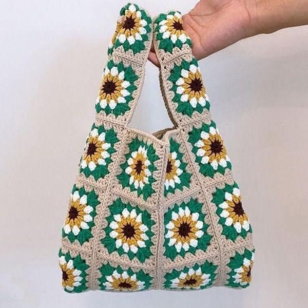 Granny Square Knot Bag - Etsy
