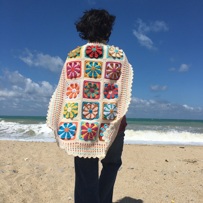 Daisy Crochet Blanket - Etsy