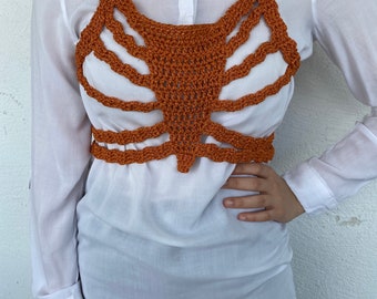 Crochet Rib Cage - Etsy