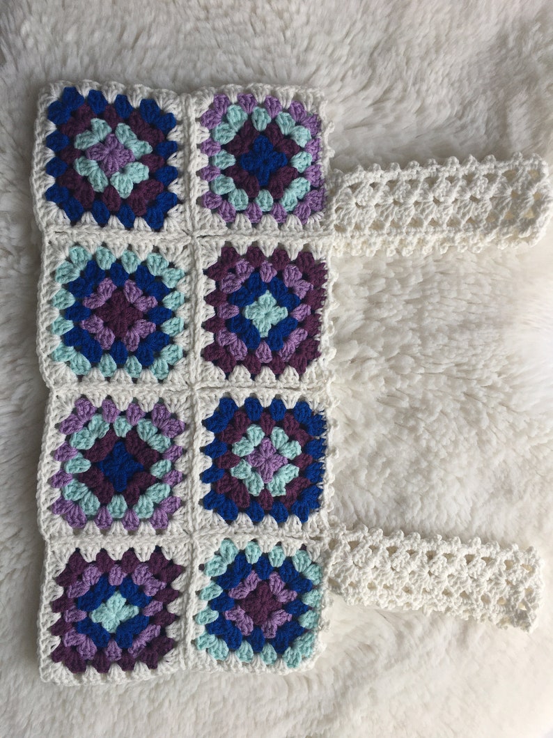 Crochet Granny Square Top Woman Crochet Bralette Crochet - Etsy