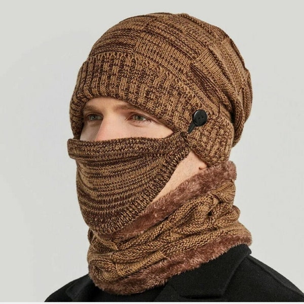 Winter Hats With Face Cover - Etsy