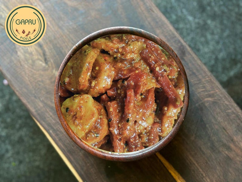 Carrot Radish Pickle, Home Made, Gajar Mooli Ka Achar 400 GM I Taste ...