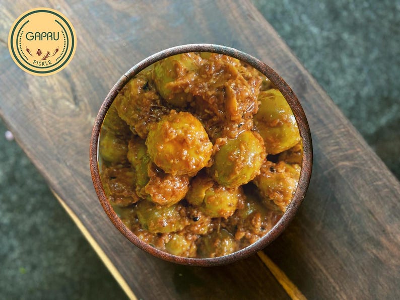 Homemade Lasoda Pickle: Rajasthani Gunda Achar (400gm) - Etsy