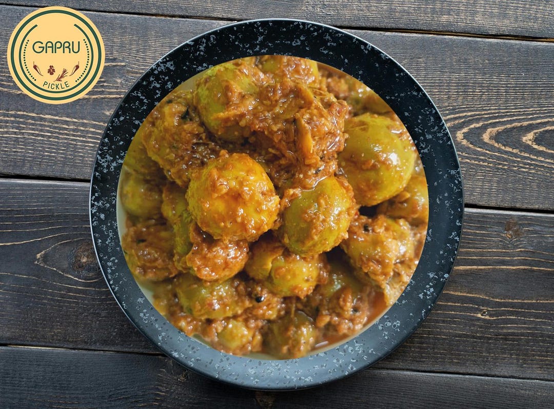 Homemade Lasoda Pickle: Rajasthani Gunda Achar (400gm) - Etsy