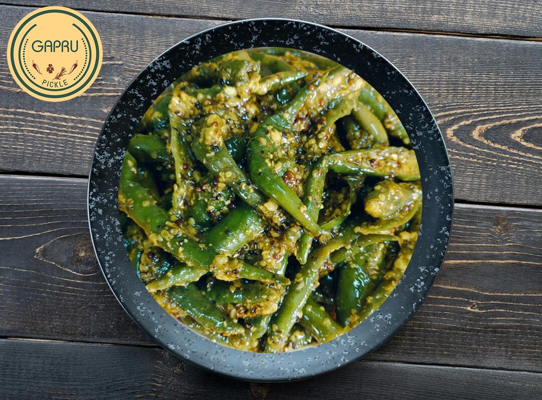 Green Chilly Pickle Homemade Fresh Harimirch Ka Aachar(400g)-mother’s ...