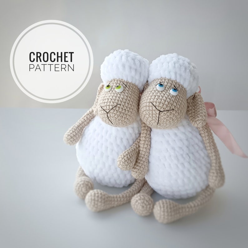 Sheep Crochet Pattern Lamb Amigurumi Sheep Crochet Pattern - Etsy