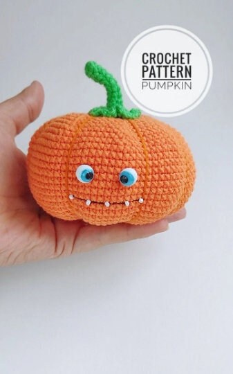 Pumpkin Crochet Pattern Amigurumi Crazy Pumpkin Pattern - Etsy