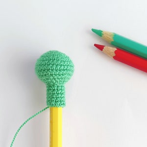 Pencil Topper Crochet Pattern Frog Amigurumi Pen Topper Pattern Mini ...