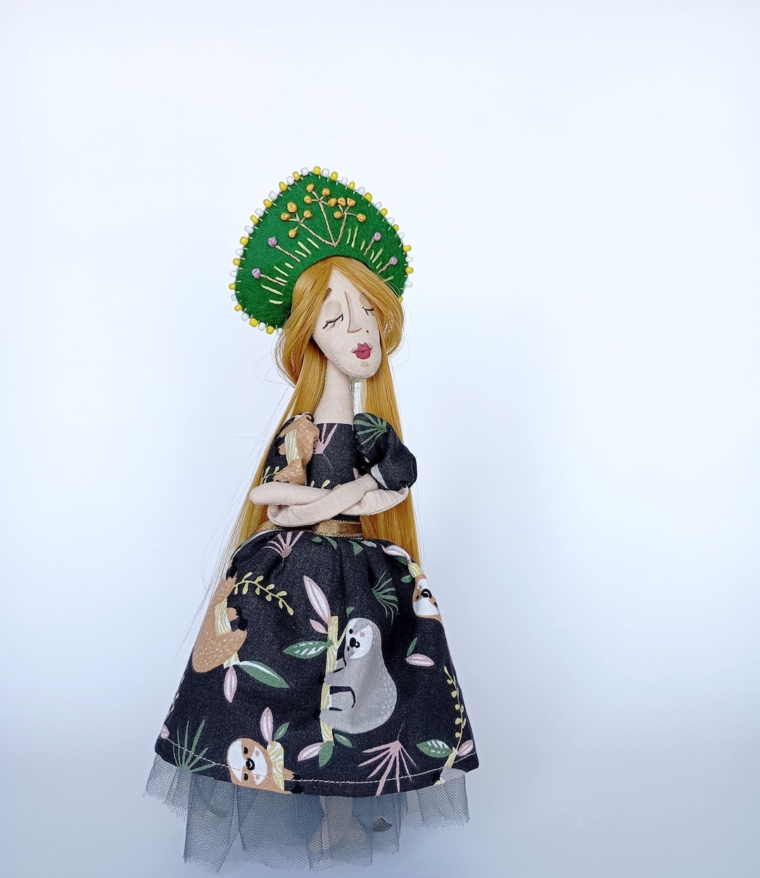 Cloth Doll Russian Beauty Soft Tilda Doll Art Textile Doll Fabric Queen - Etsy