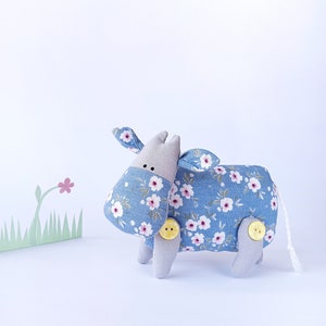 Cow Sewing Pattern: Tilda Toy Animal (PDF Pattern) - Etsy