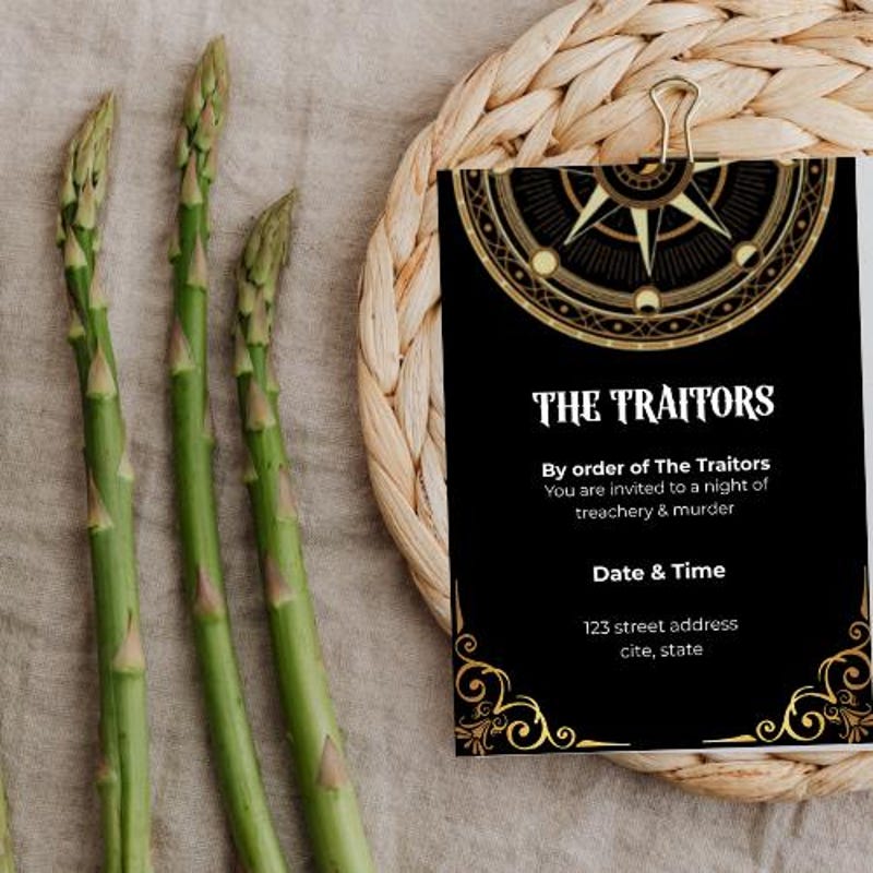 Traitors Wall Art - Etsy UK