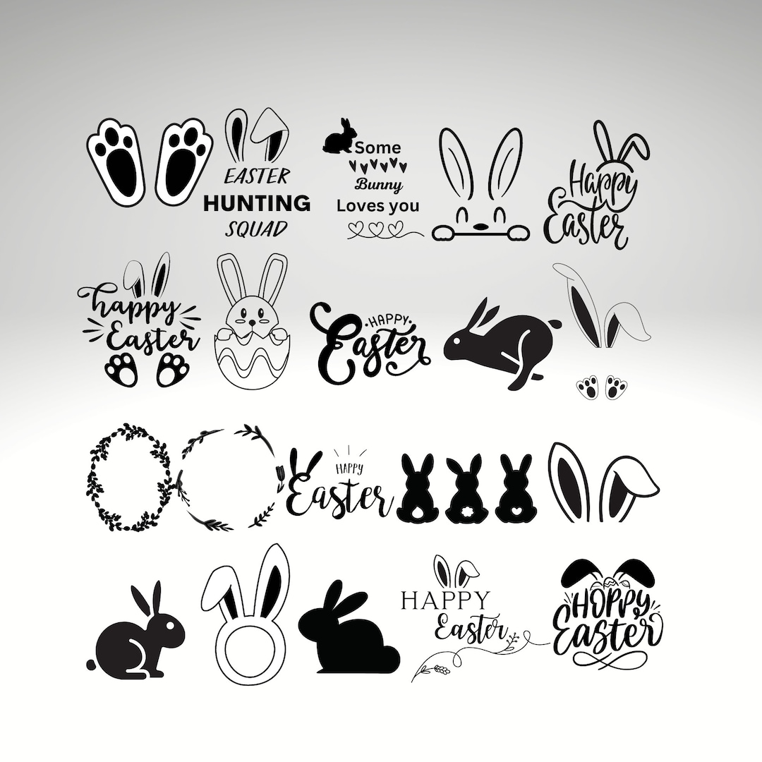 20 X Easter PNG / SVG Bundle Files- Easter Cut File - Cricut - Etsy