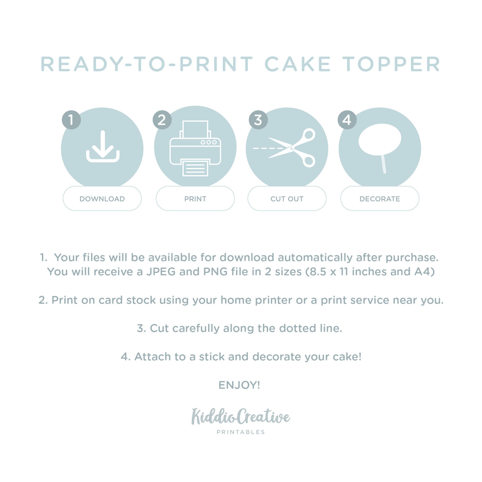 FAIRY Butterfly Cut-out Cake Topper FOUR FOURTH Birthday Party ...