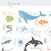 Ocean Animals Alphabet; Children's Ocean ABC Poster; Kids Room Decor ...