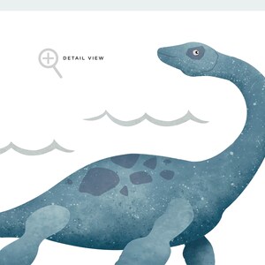 Dinosaur Printable Wall Art; Plesiosaurus; Prints for Toddlers; Nursery ...