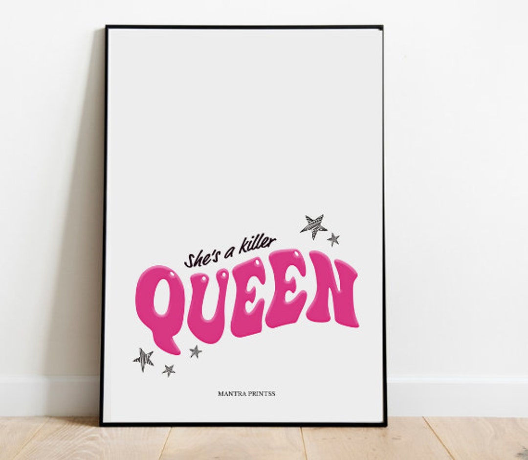 Killer Queen Queen Music Poster Print Wall Art - Etsy