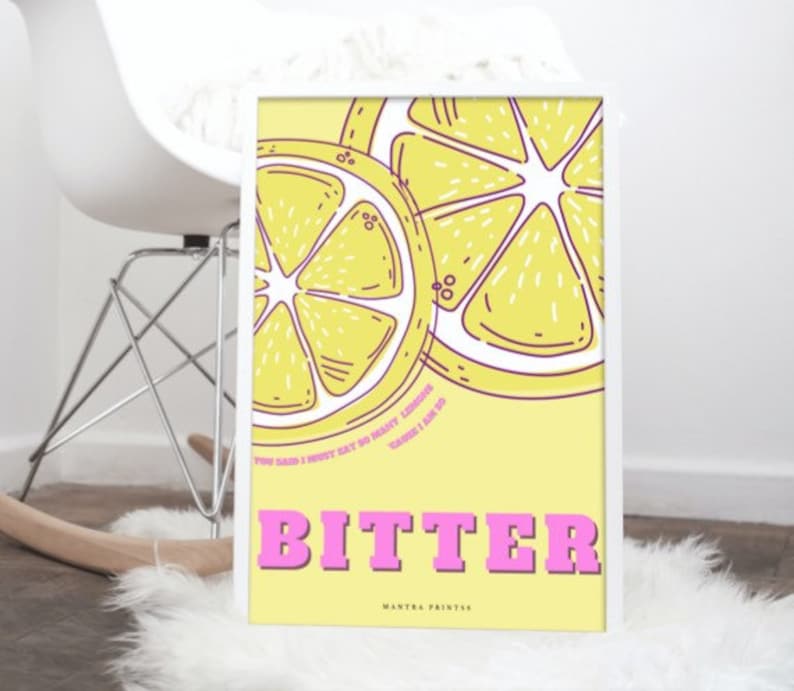 You Said I Must Eat so Many Lemons Kate Nash Music Poster Print ...
