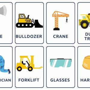 Abcs Construction Site PDF Download With a Matching Picture Game ...