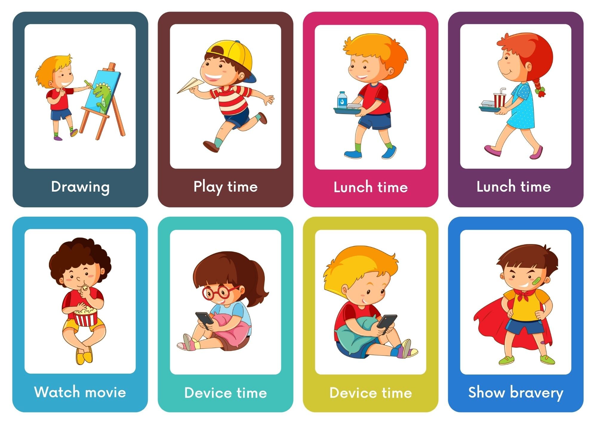 Montessori Flashcards, Printable - First Word Flashcards, Educational ...