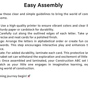 Abcs Construction Site PDF Download With a Matching Picture Game ...