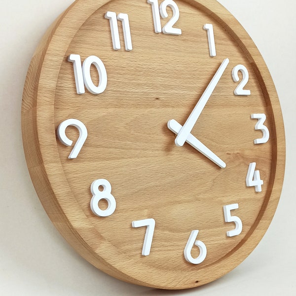 Wall Clock With Numbers - Etsy