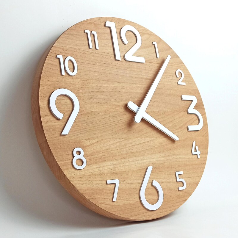 Wall Clock With Numbers - Etsy
