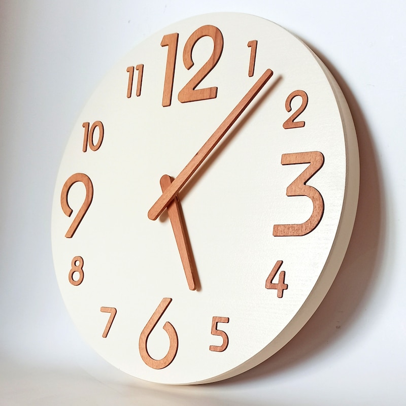 Wall Clock With Numbers - Etsy