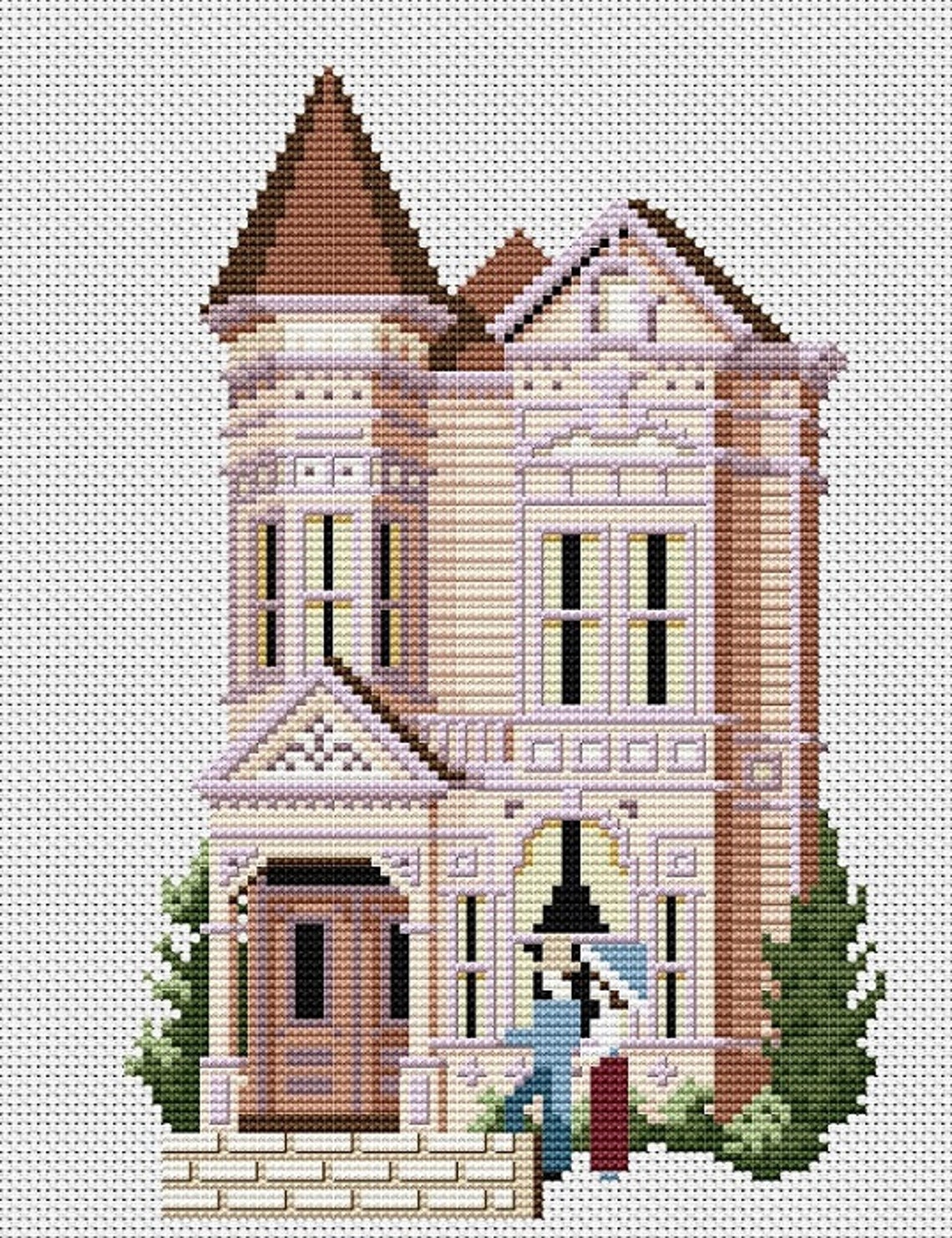 House 046 / Cross Stitch PDF Pattern / Digital Cross Stitch - Etsy Canada