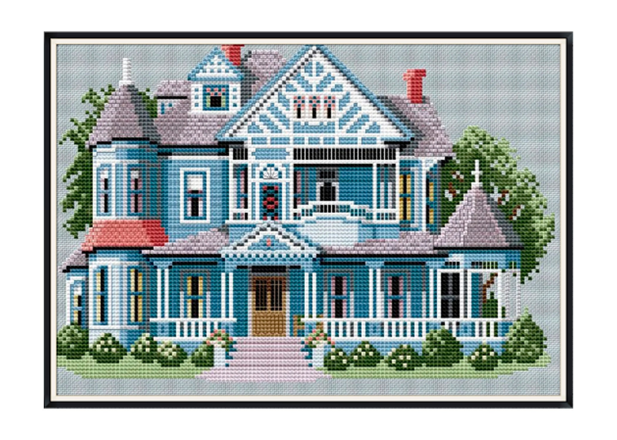 House 021 / Cross Stitch PDF Pattern / Digital Cross Stitch - Etsy