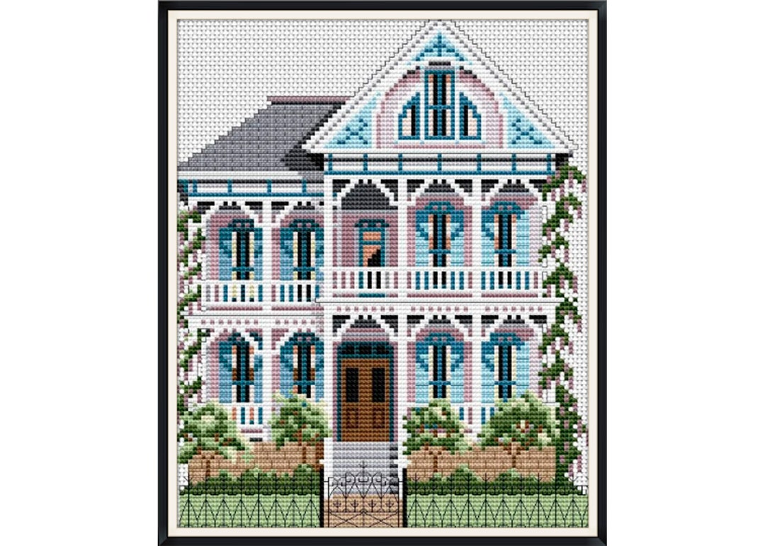 House 013 / Cross Stitch PDF Pattern / Digital Cross Stitch Chart - Etsy
