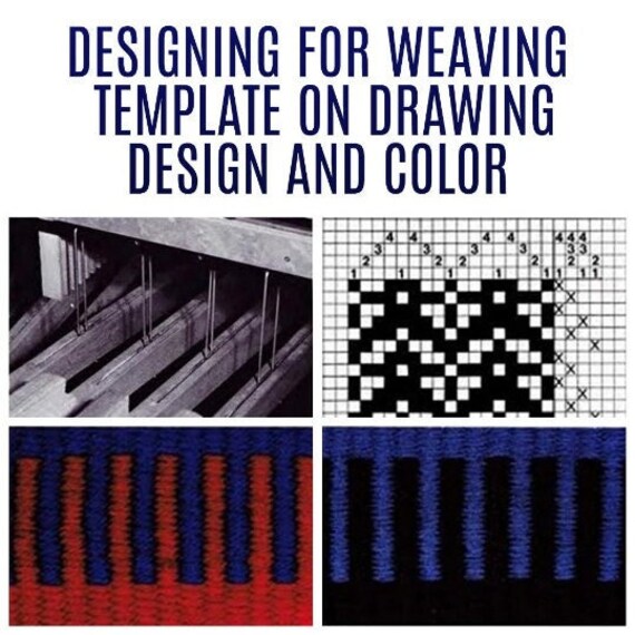 Designing for Weaving Template on Drawing Design and Color | Etsy