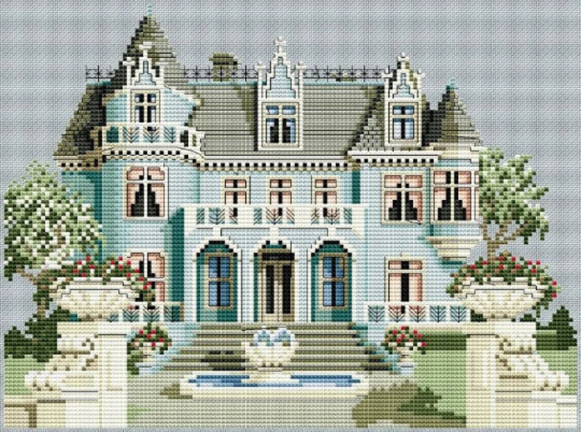 House 027 / Cross Stitch PDF Pattern / Digital Cross Stitch - Etsy