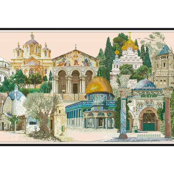 Jerusalem Cross Stitch Pattern - Etsy