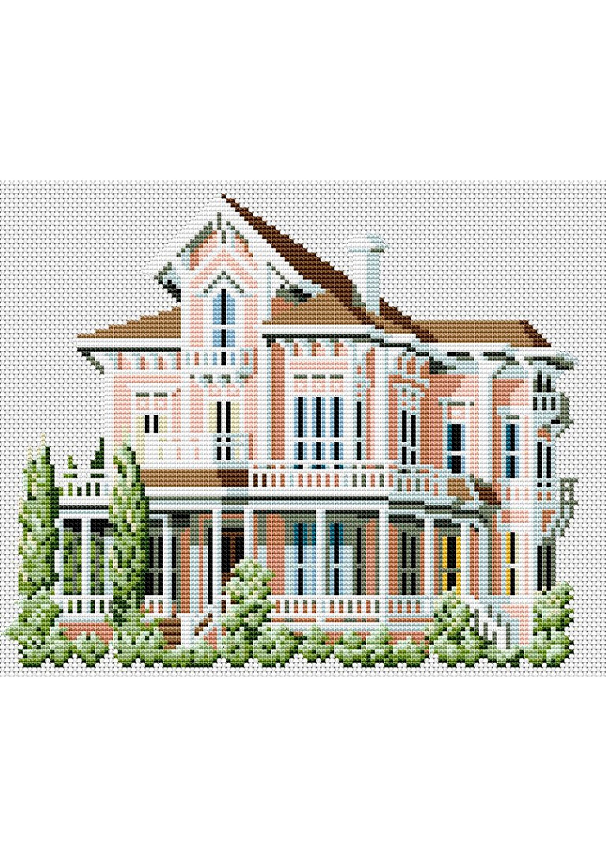 House 047 / Cross Stitch PDF Pattern / Digital Cross Stitch - Etsy