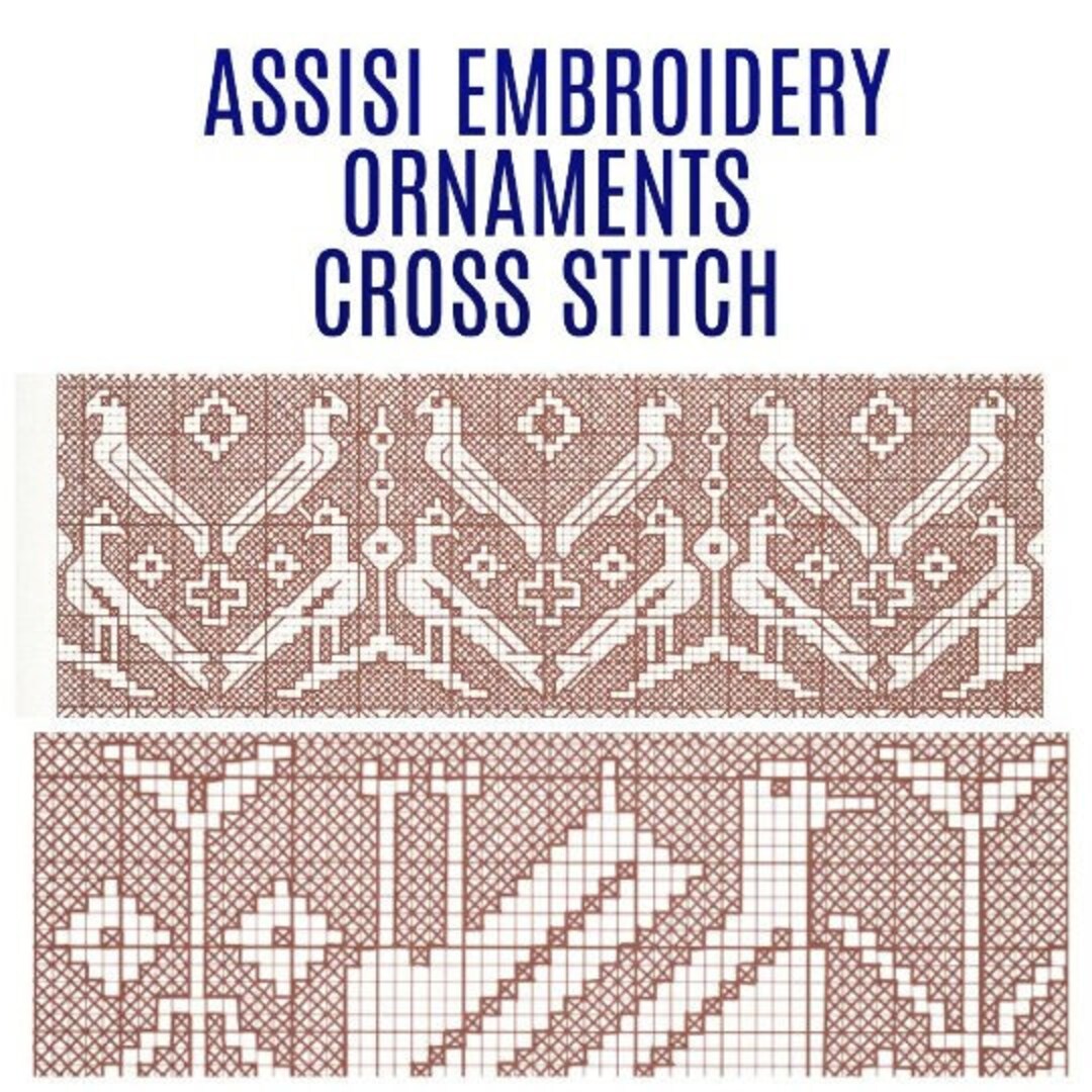 Ornaments Assisi Embroidery Vintage Pattern Pdf - Etsy