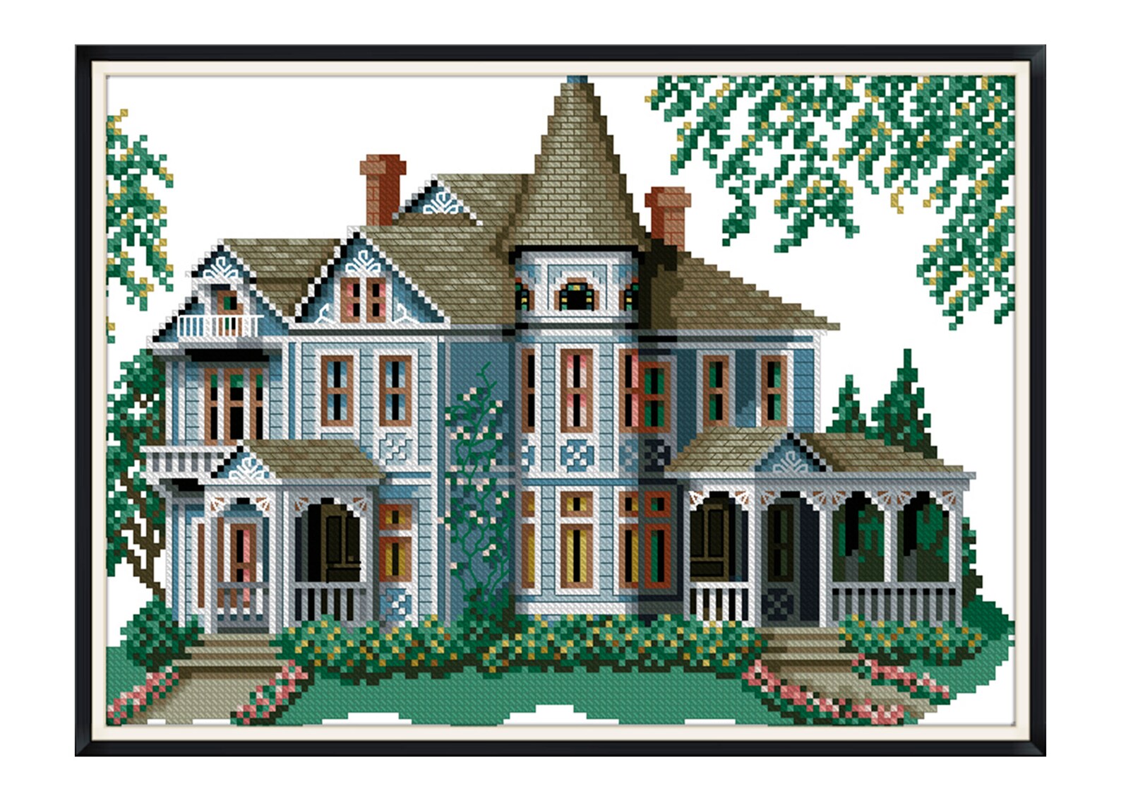 House 068 / Cross Stitch PDF Pattern / Digital Cross Stitch - Etsy