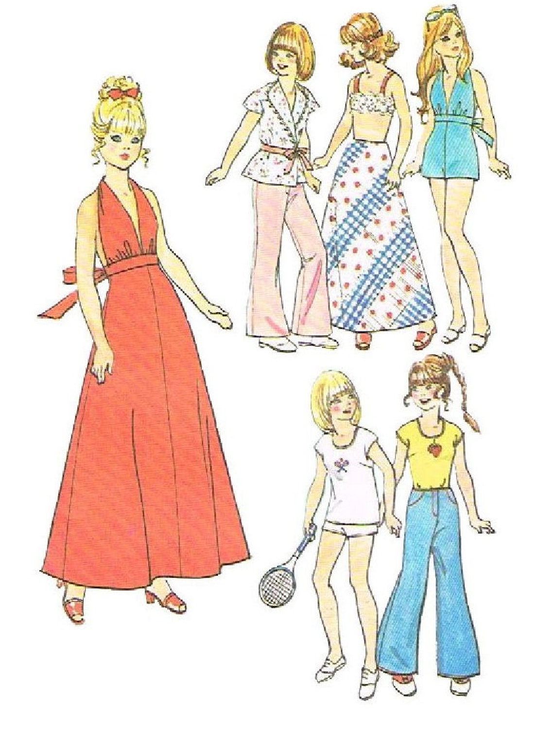 PDF Vintage Barbie Sewing Pattern Wardrobe Clothes for Dolls - Etsy