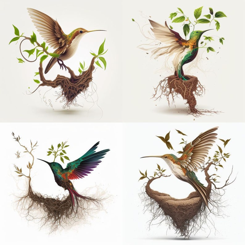 12 Hummingbird Design Png Jpeg - Etsy