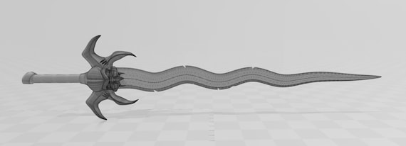 3d Model of Sword Inspired by Legacy of Kain Soulreaver - Etsy Australia