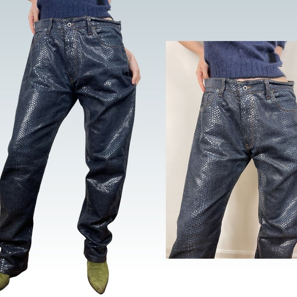 Wide Leg Rave Jeans - Etsy