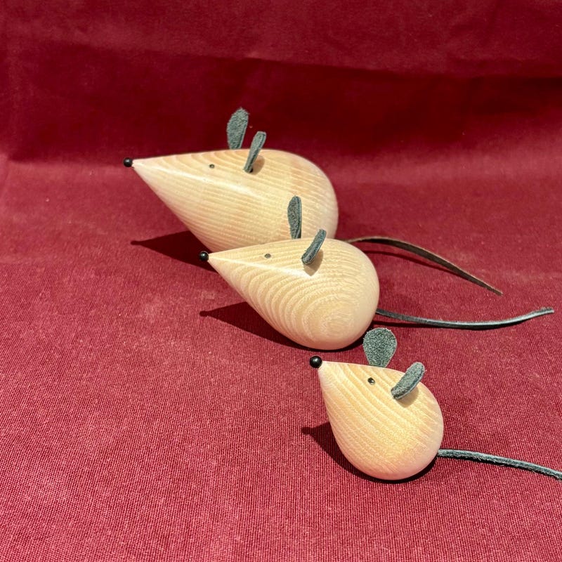 Wooden Mouse - Etsy UK