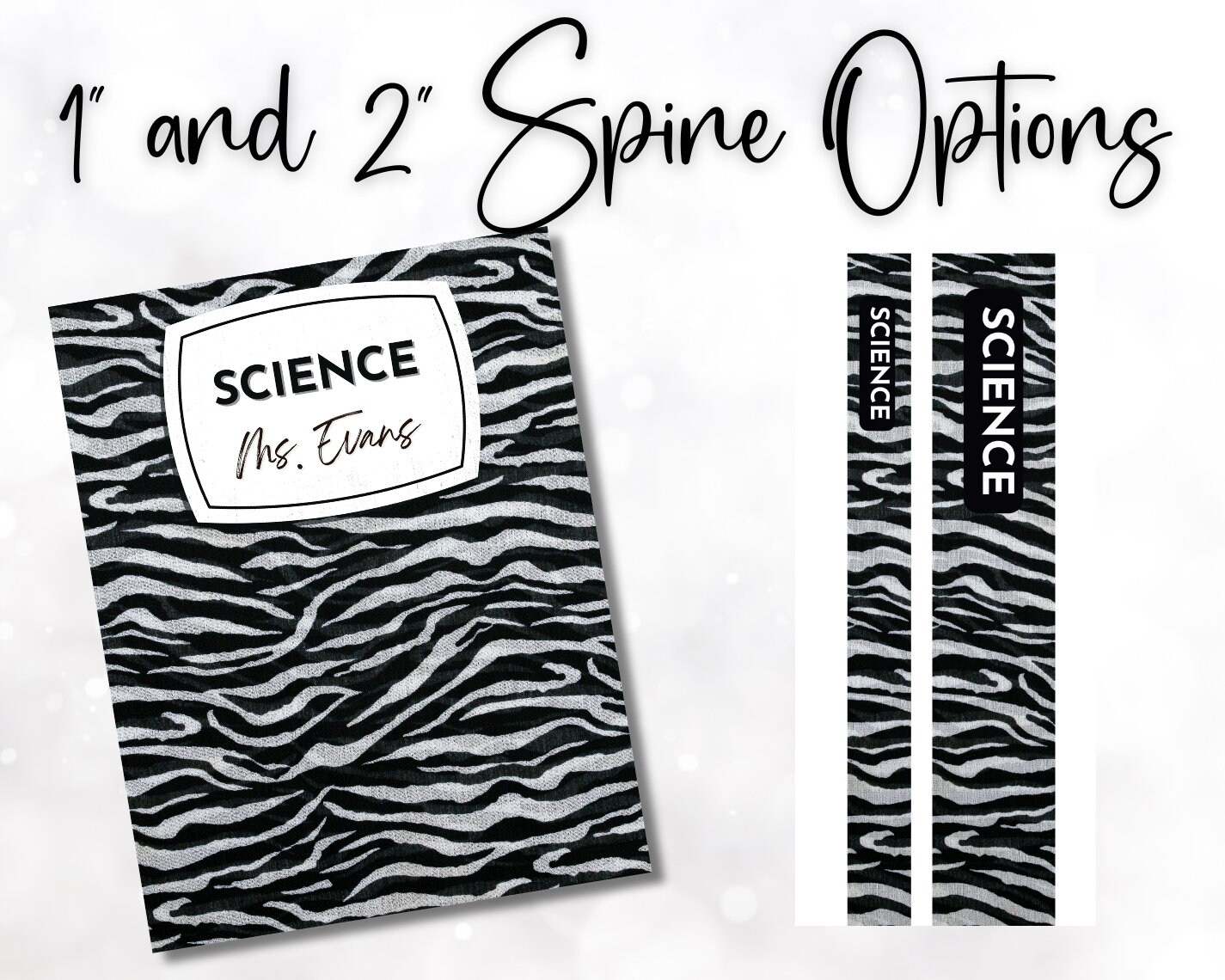 Animal Print Binder Covers | Teacher Binder Covers Organization ...