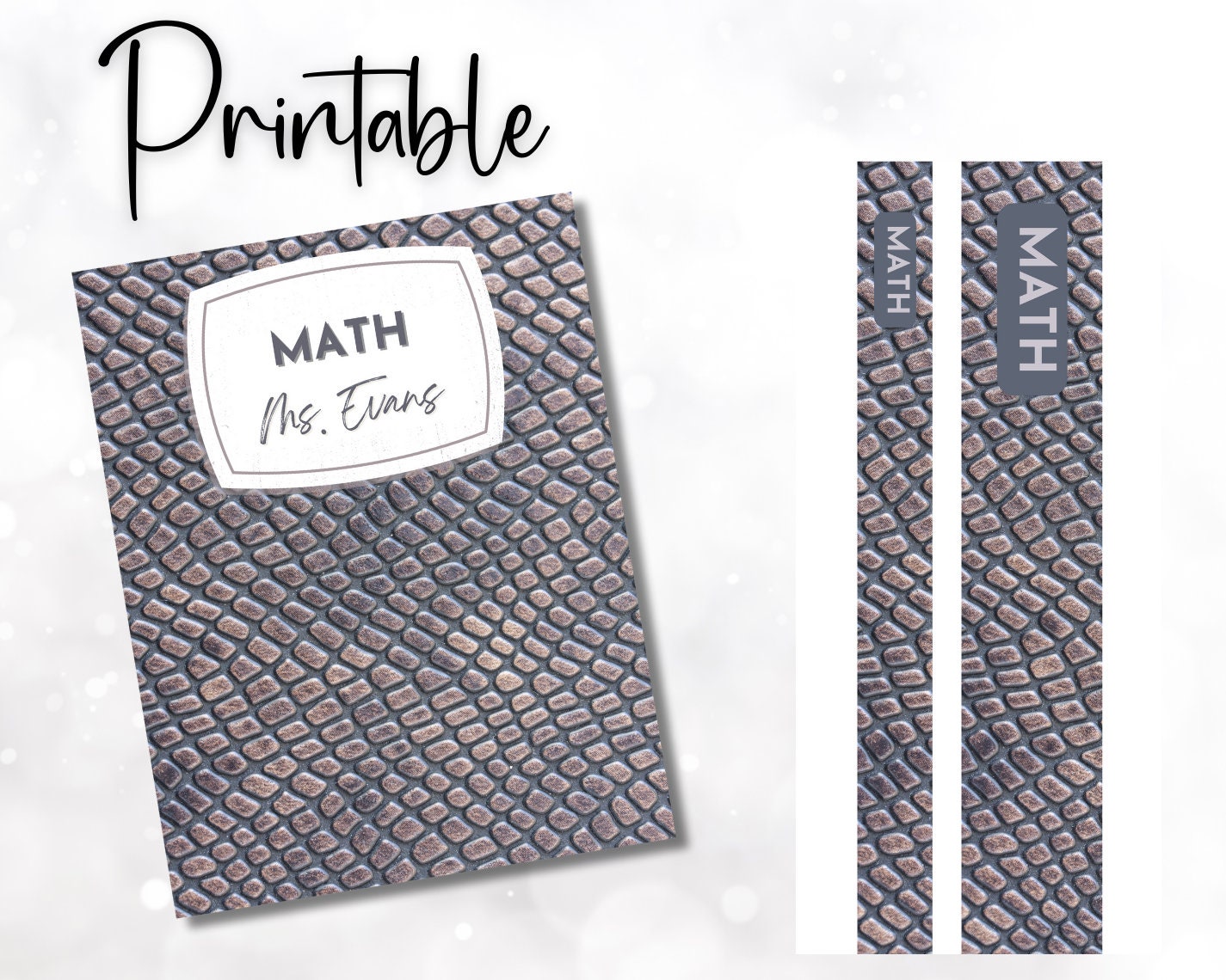 Animal Print Binder Covers | Teacher Binder Covers Organization ...