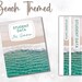 Beach Binder Covers | Teacher Binder Organization | Summer Theme Binder ...