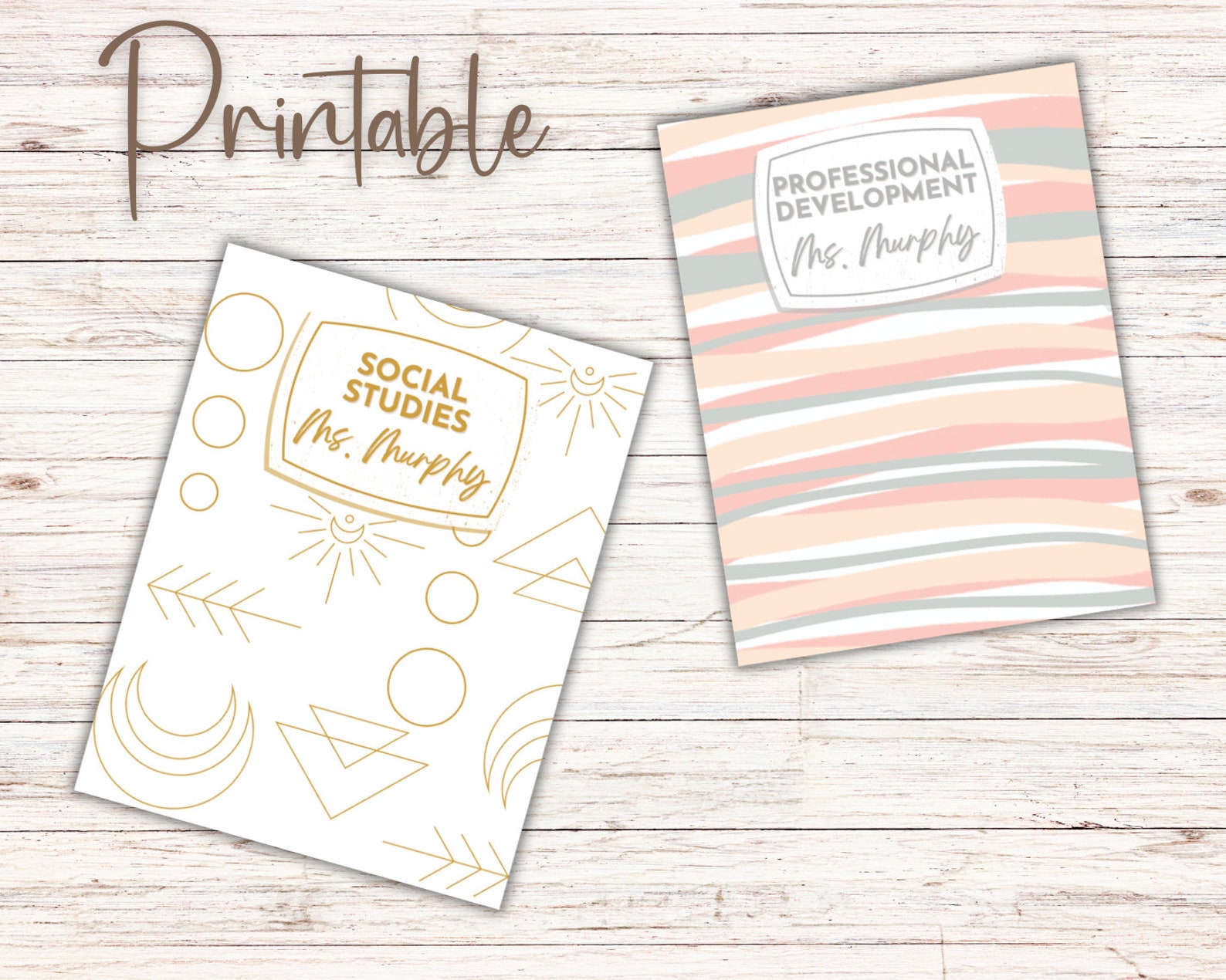 Boho Binder Covers | Teacher Binder Covers | Boho Rainbow Binder Covers ...