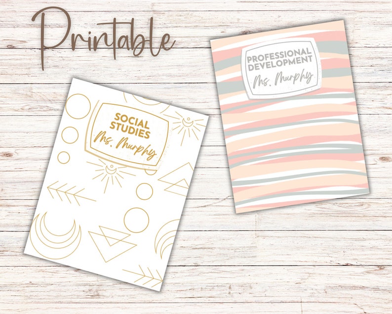 Boho Binder Covers | Teacher Binder Covers | Boho Rainbow Binder Covers ...