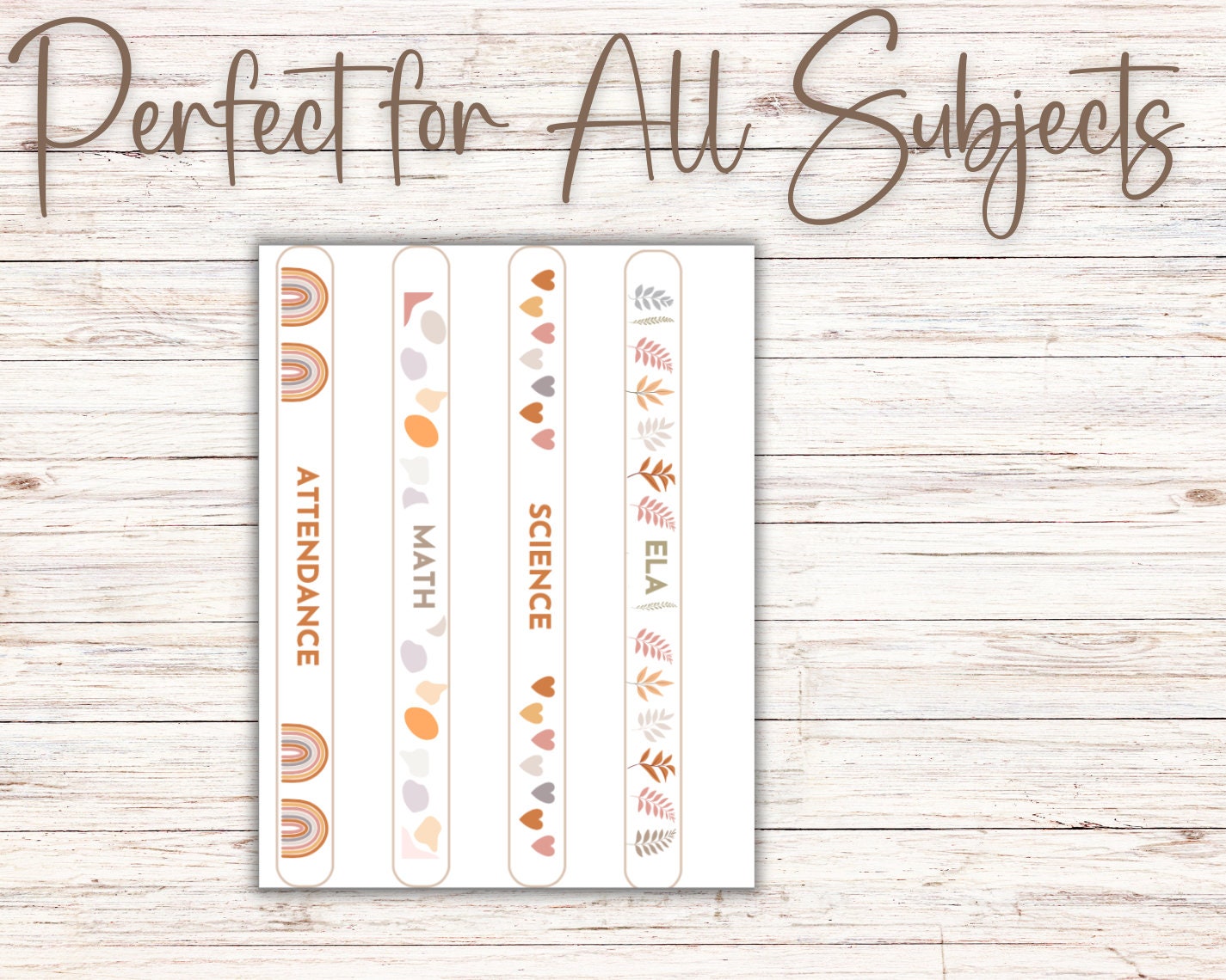 Boho Binder Covers | Teacher Binder Covers | Boho Rainbow Binder Covers ...